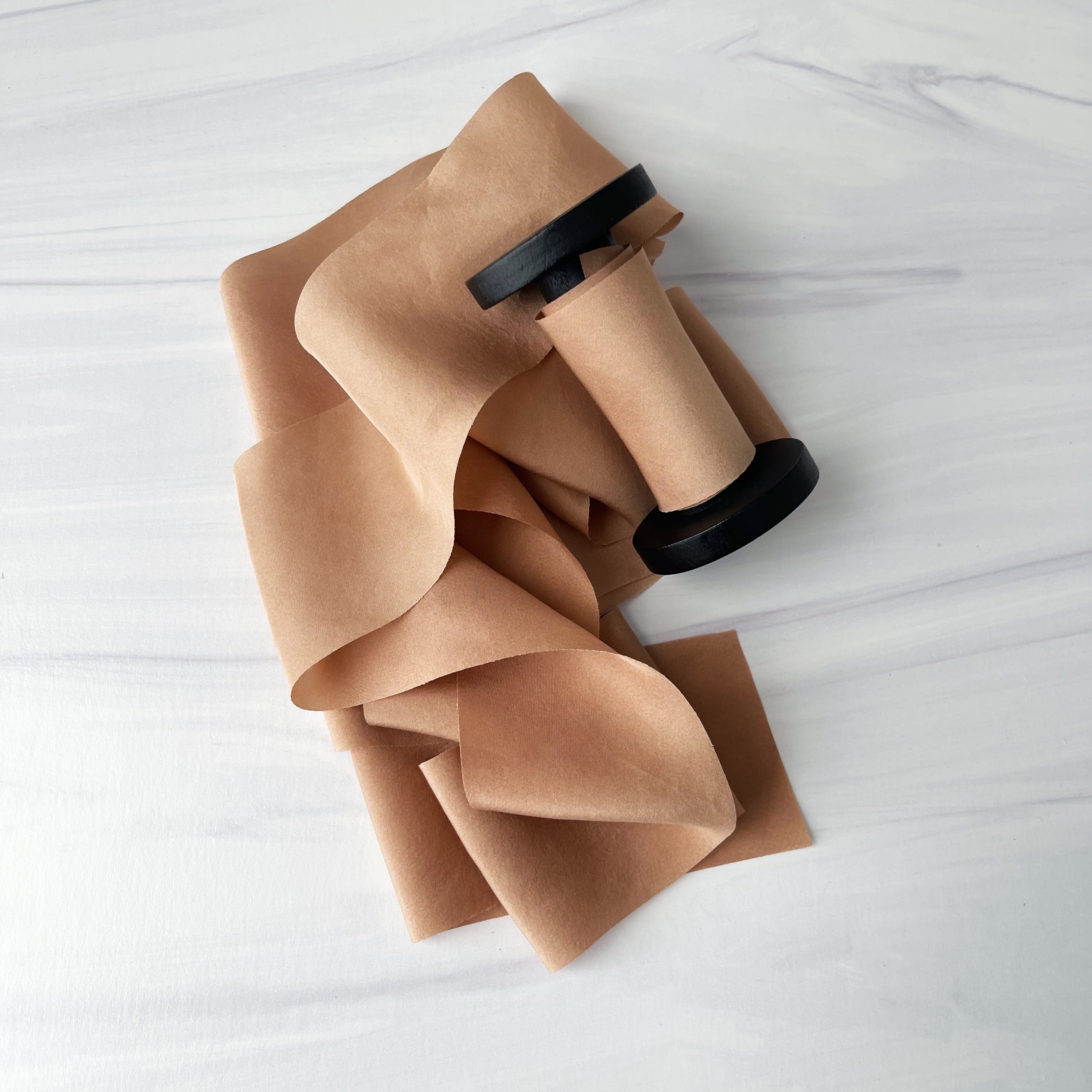 Copper Rose - Heritage Silk Habotai Ribbon – HoneySilks & CO