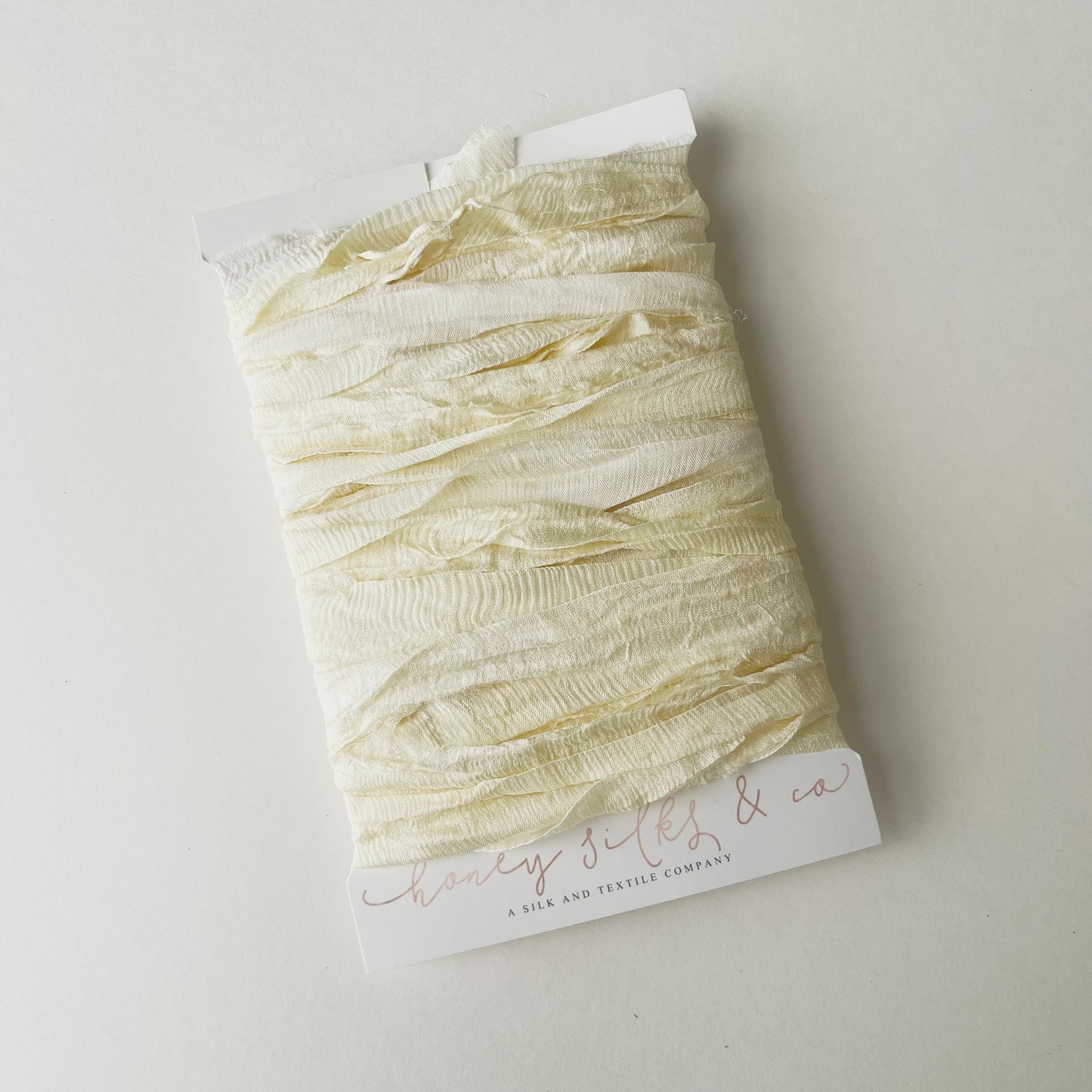 Recycled Chiffon Silk Ribbon – HoneySilks & CO